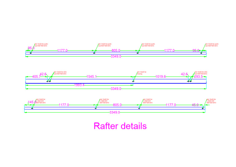 5x2 Table at 20 Degree Rafter Detail | PDF