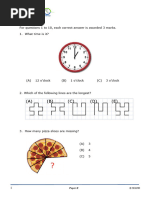 Kumon Level K Math Test | PDF