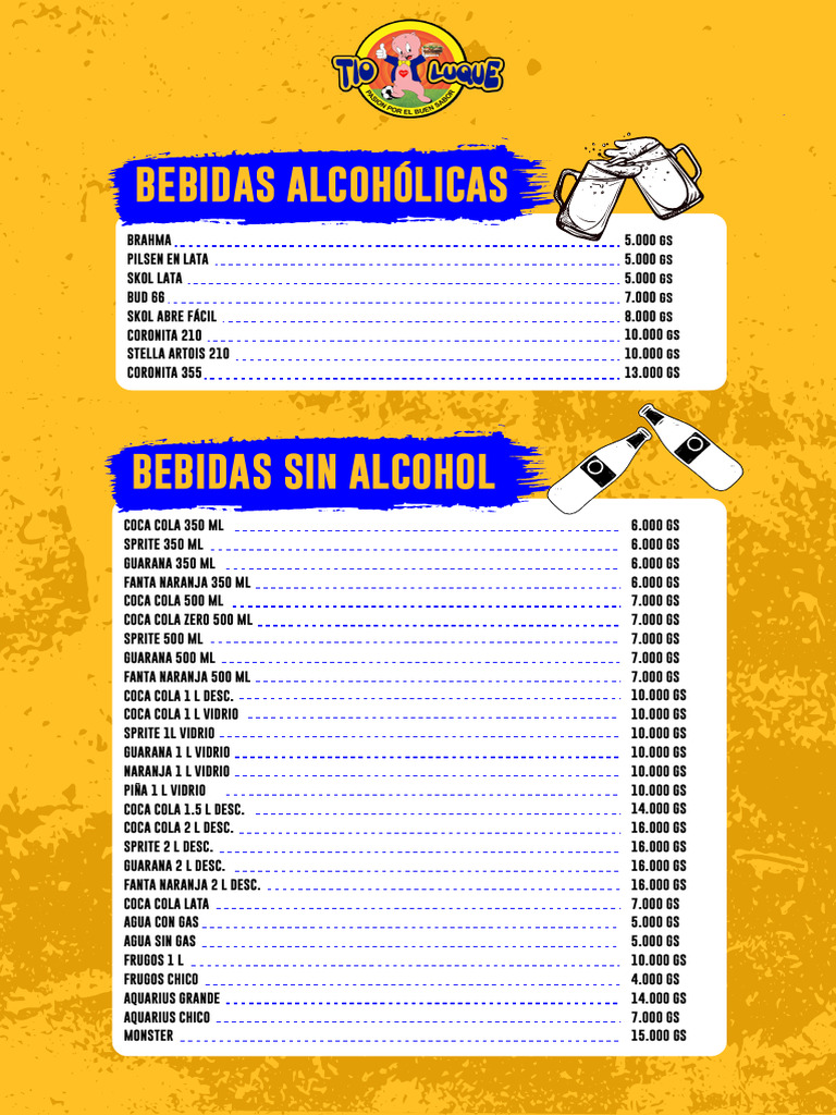 TL MENU - Luque | PDF | Pizza | Hamburguesas