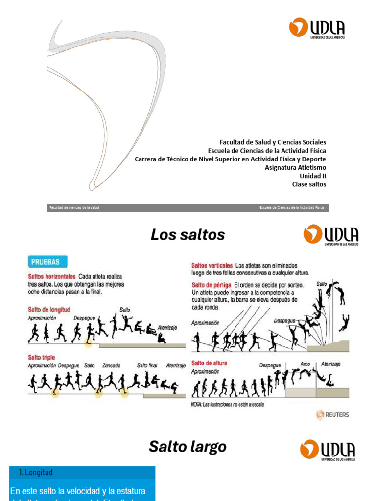 Clase Saltos | PDF | Deporte del atletismo
