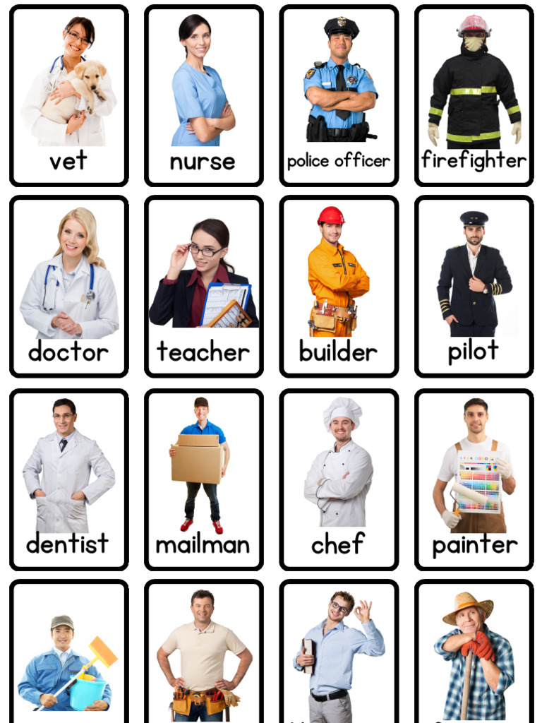 Community Helpers Flashcards - 20241018 - 064350 - 0000 | PDF