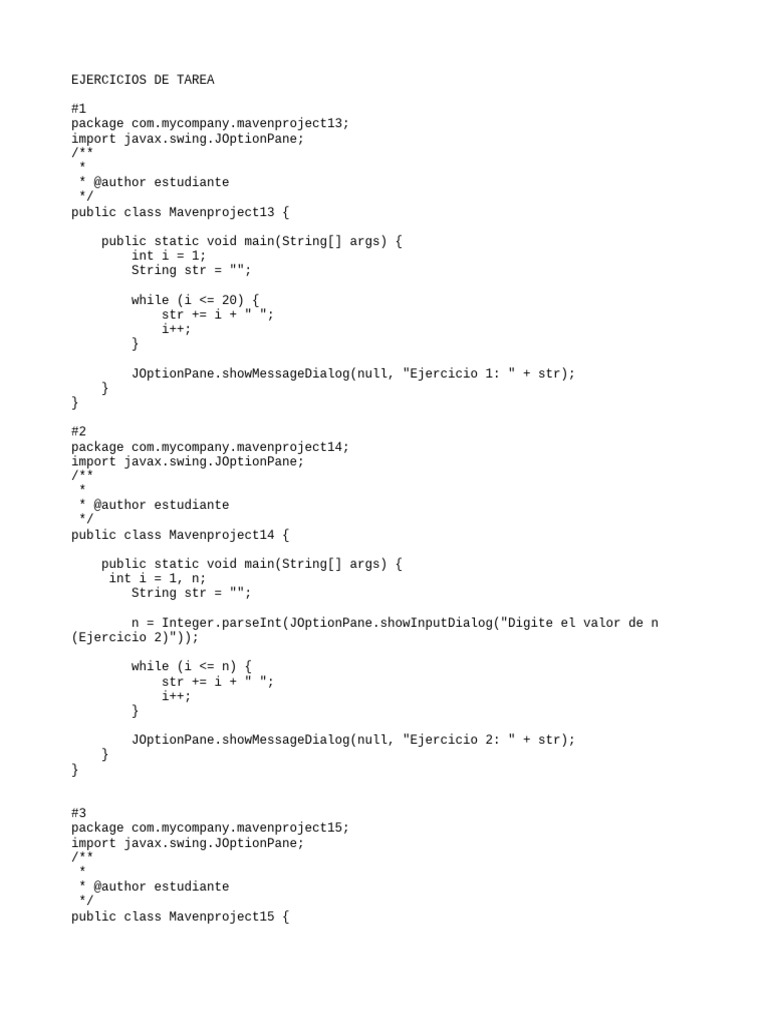 Mas Codigos | PDF | Programación de computadoras | Datos de computadora