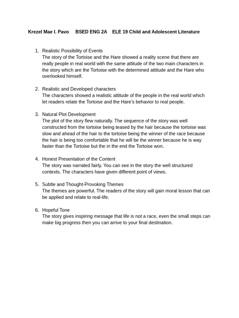 Contemporary Realistic Fiction Assessment | PDF