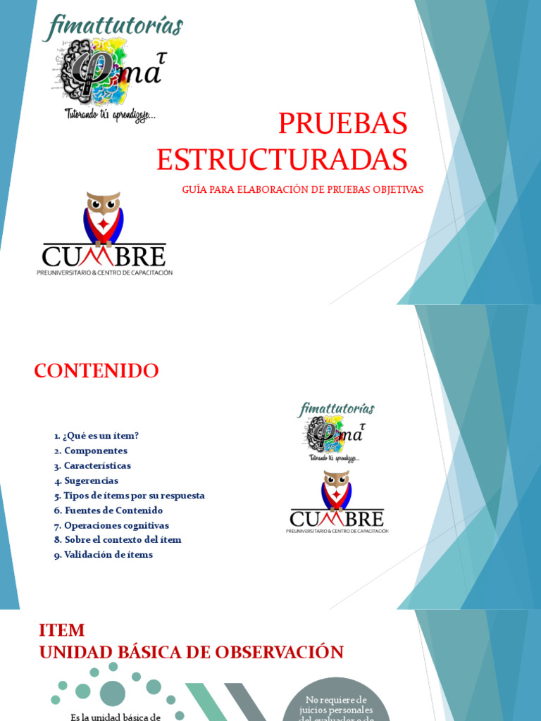 PRUEBAS BASE ESTRUCTURADAS | PDF | Publicidad | Inferencia