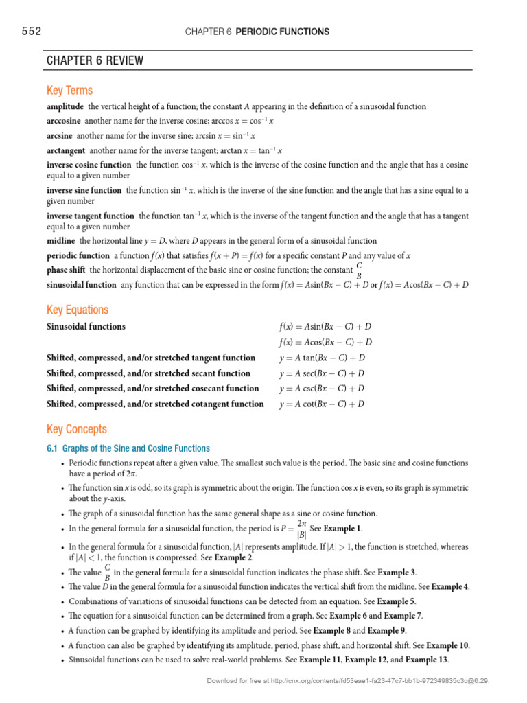 PCLC Os Ch06 Rev - Revwb | PDF | Trigonometric Functions | Euclidean Geometry
