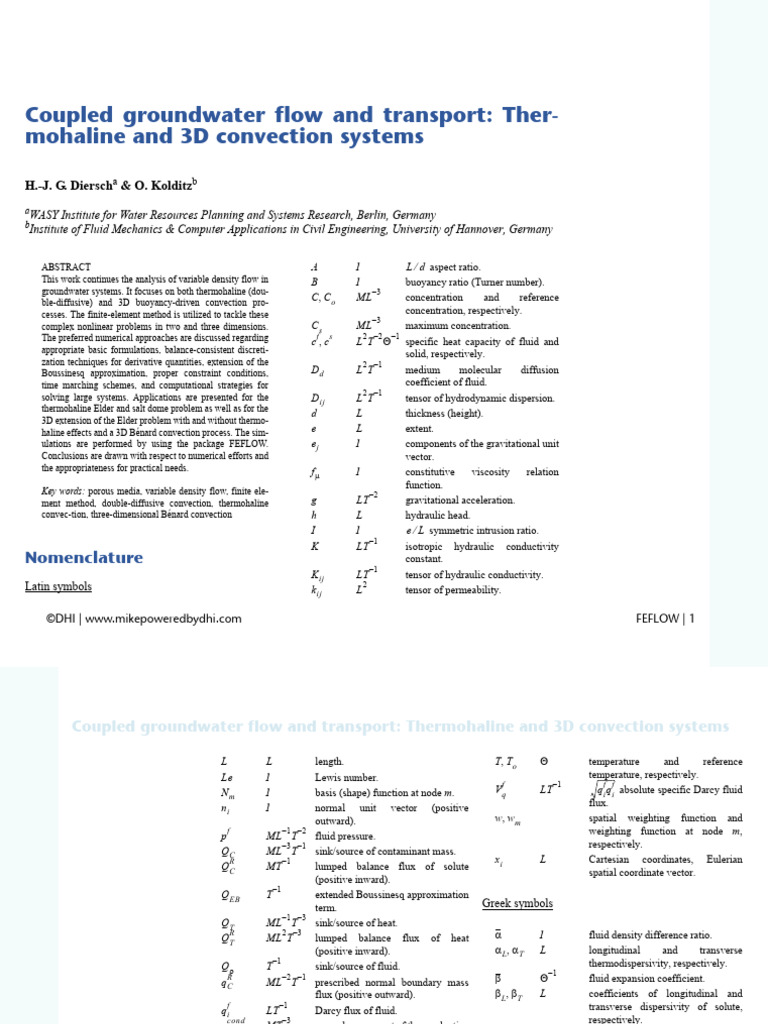 Thermohaline | PDF | Finite Element Method | Convection