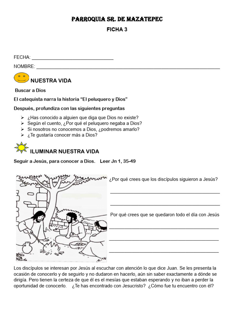 FICHA3 | PDF | Jesús