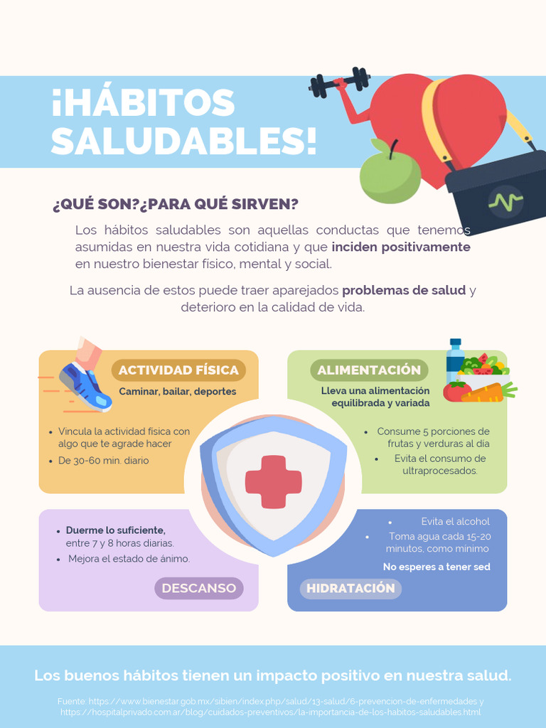 Hábitos Saludables para el Bienestar | PDF