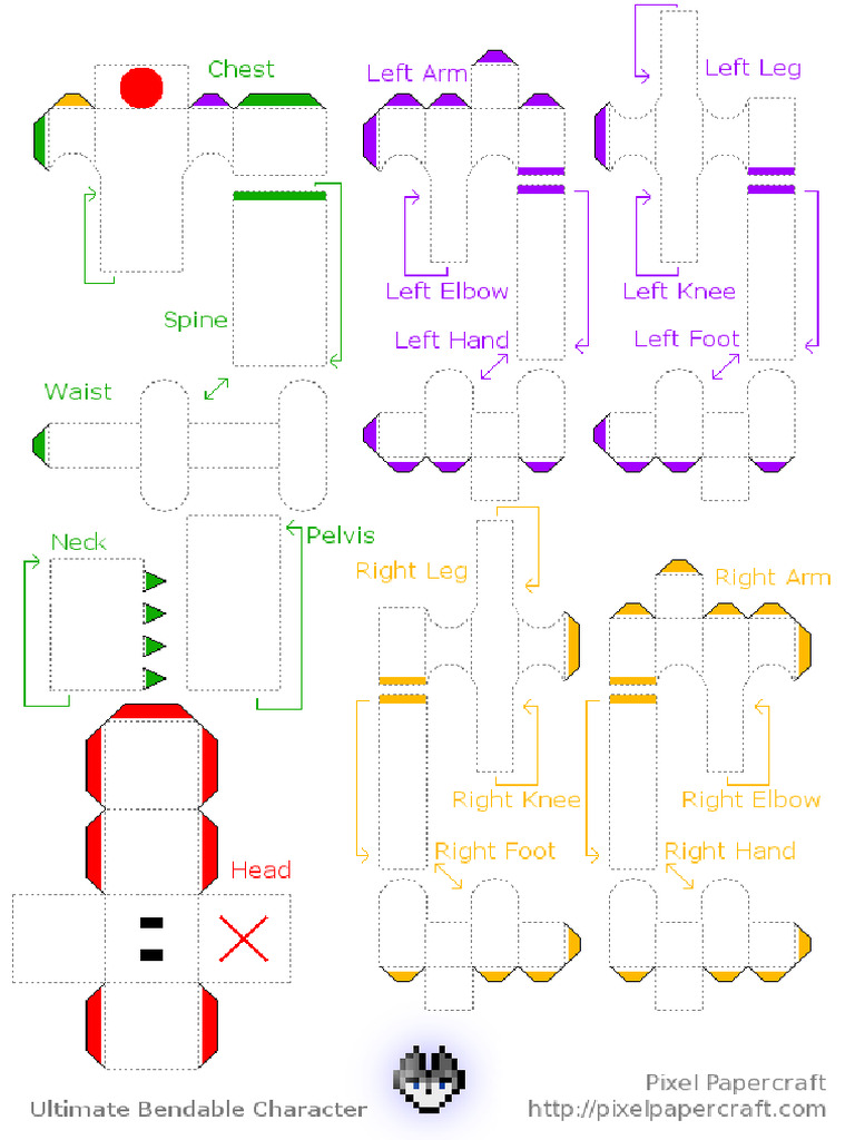 Minecraft Bendable Character | PDF