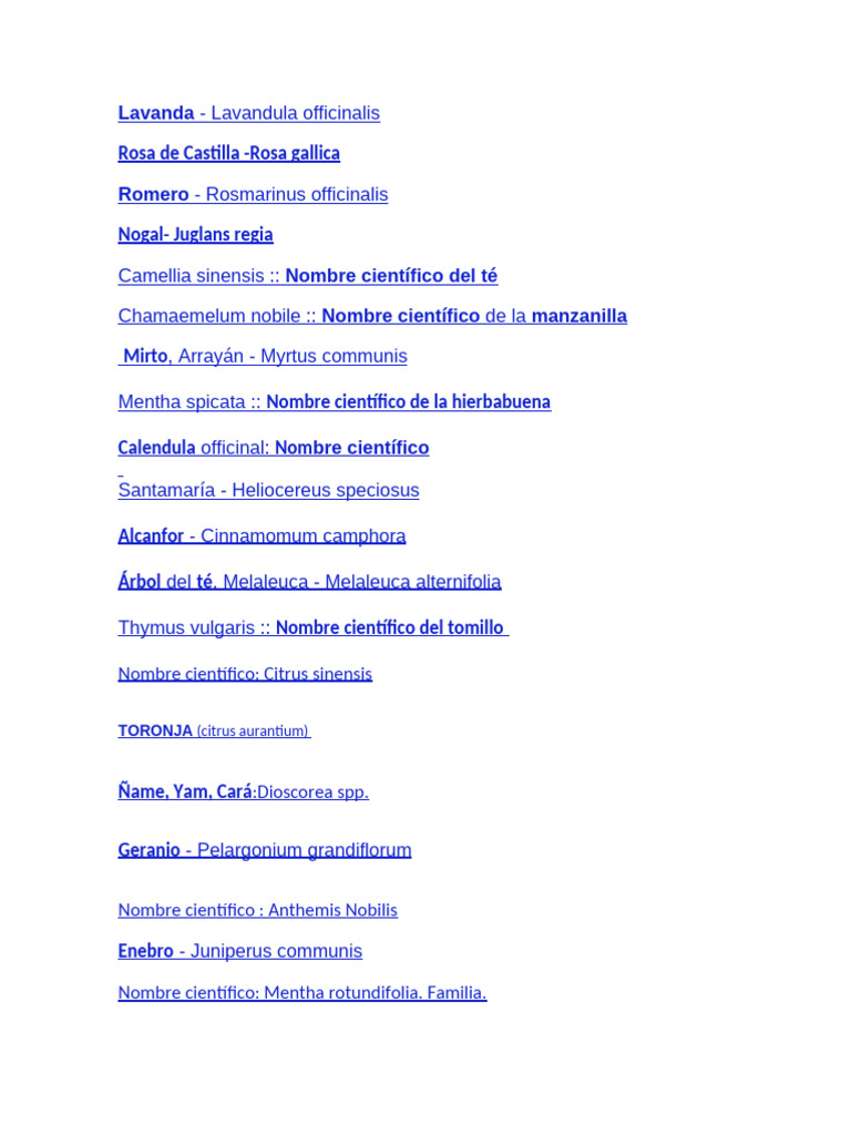 Lavanda | PDF | Ciencia y matemáticas