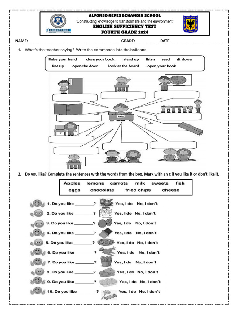 English Sufficiency Test 2024 | PDF