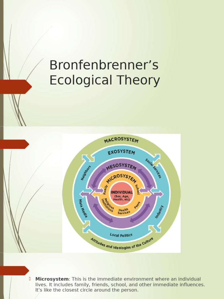Bronfenbrenner's Ecological Systems | PDF