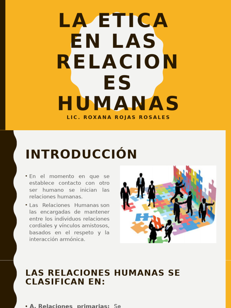 Tema 7 La Etica en Las Relaciones Humanas | PDF | Business | Comportamiento