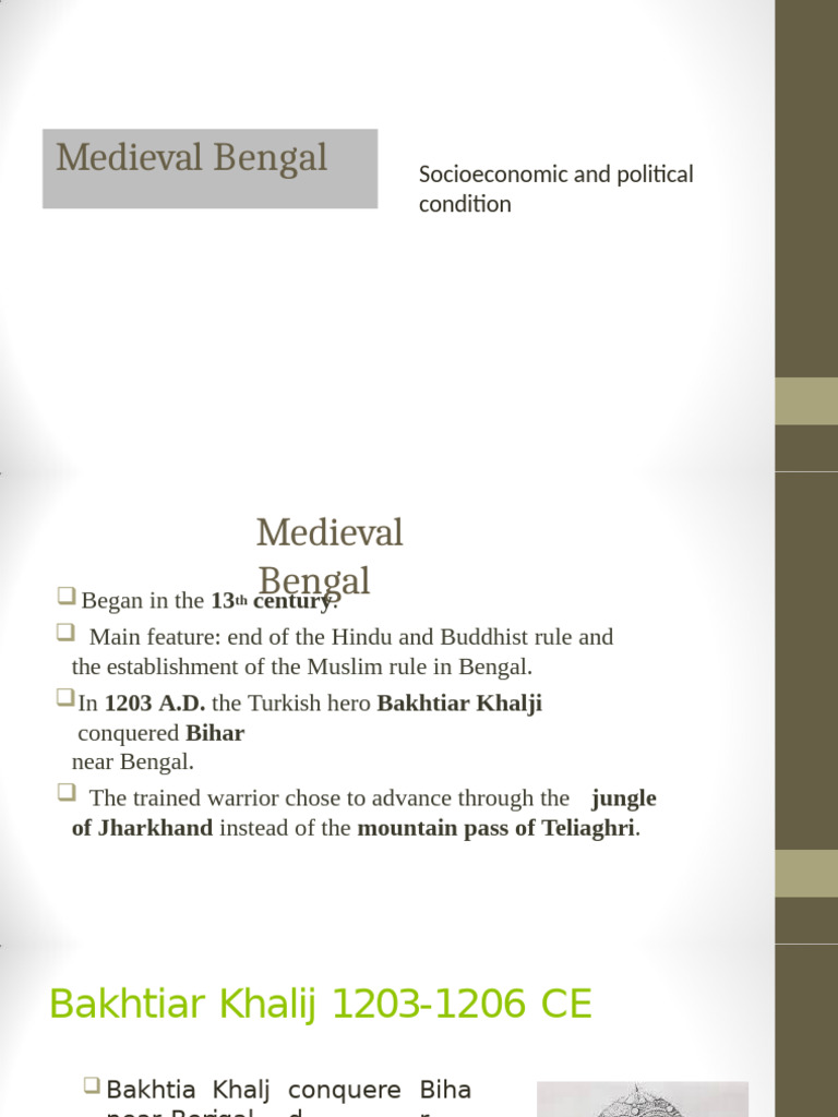 Medieval Bengal | PDF | Bengal | South Asia