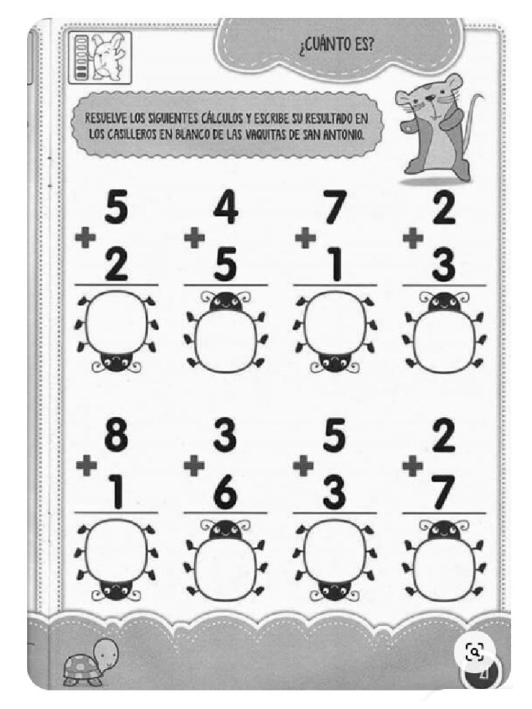 Sumas Primer Grado | PDF