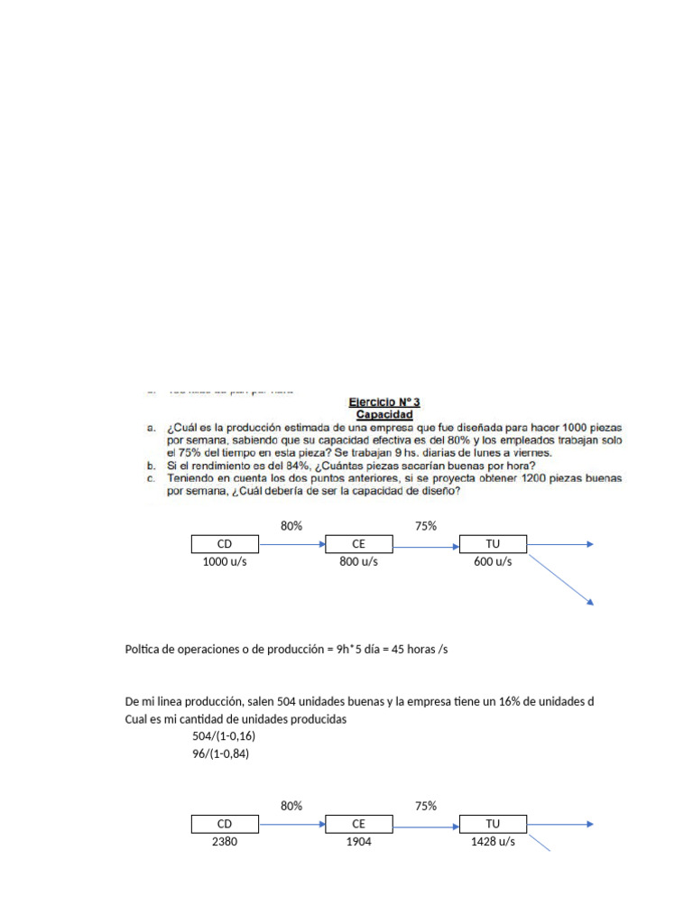 Ejercicios Capacidad | PDF