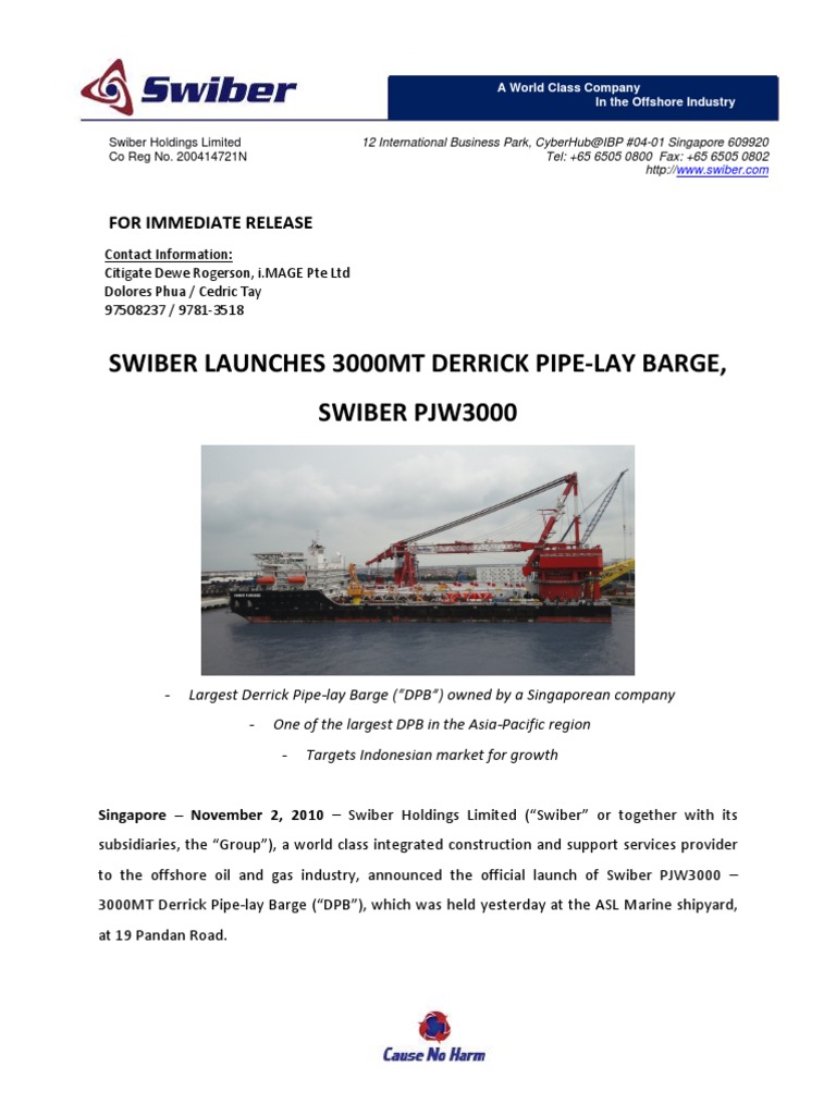 Swiber | PDF | Indonesia | Singapore
