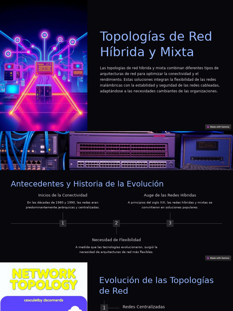 Topologias de Red Hibrida y Mixta | PDF | Red de computadoras ...