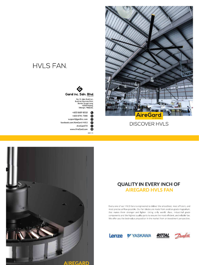 Ag HVLS Catalog - Compressed 1 | PDF