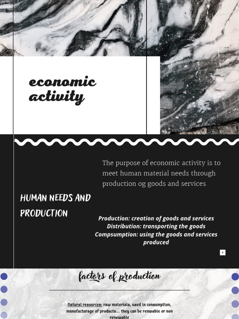 economic activity | PDF | Economics | Labour Economics