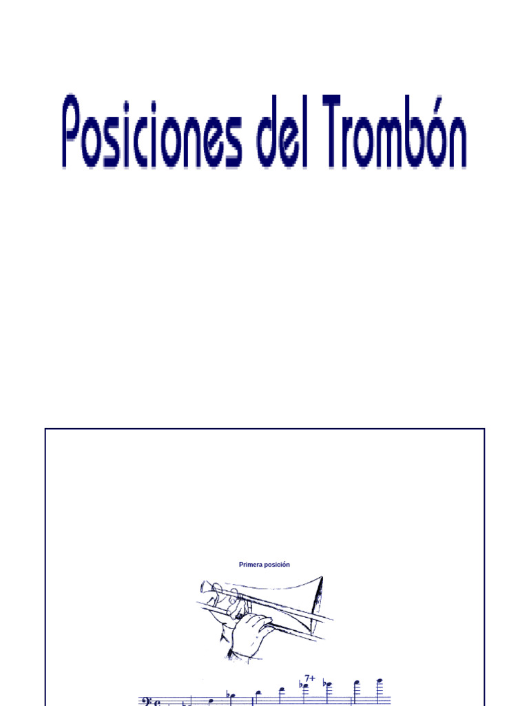 Posicion Del Trombon | PDF