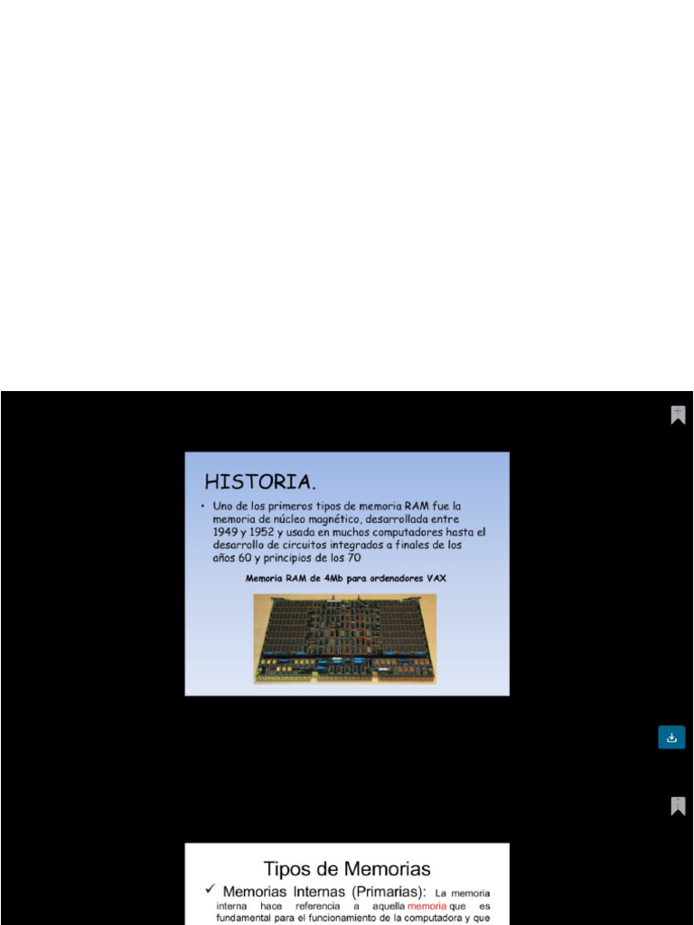 Memorias Ram Rom Cache | PDF