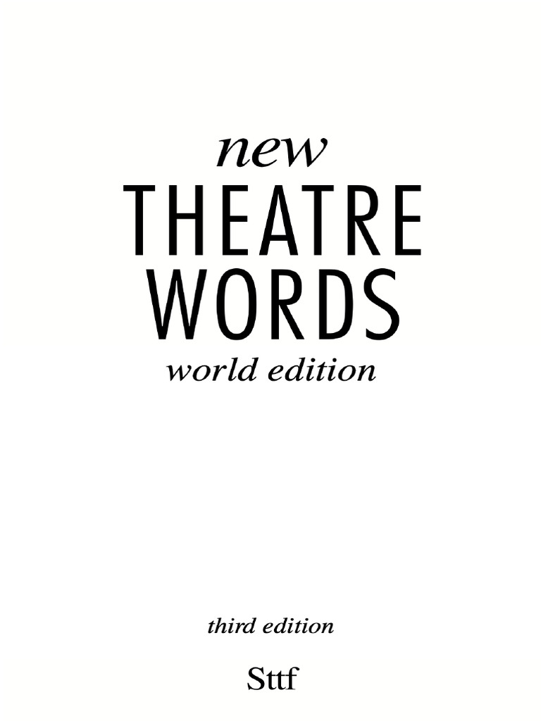 Theatre Words Download Edition WE Demo Sample Pages | PDF | Sports ...