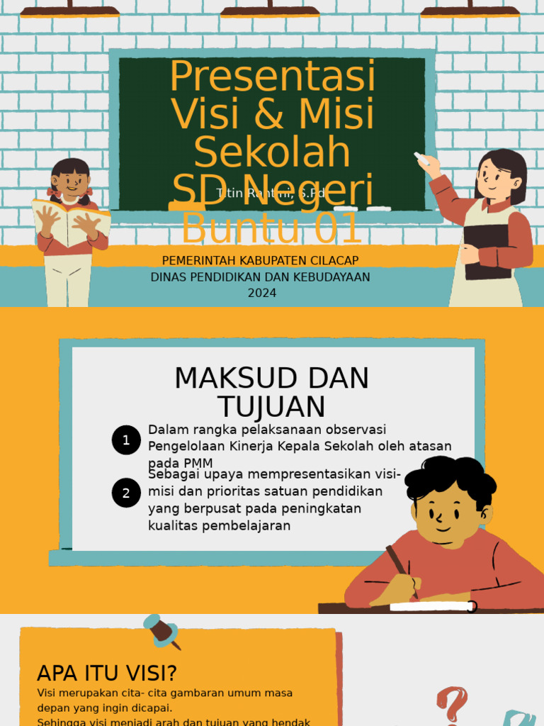 Presentasi Visi Dan Misi Sekolah | PDF | Karier & Perkembangan | Bisnis