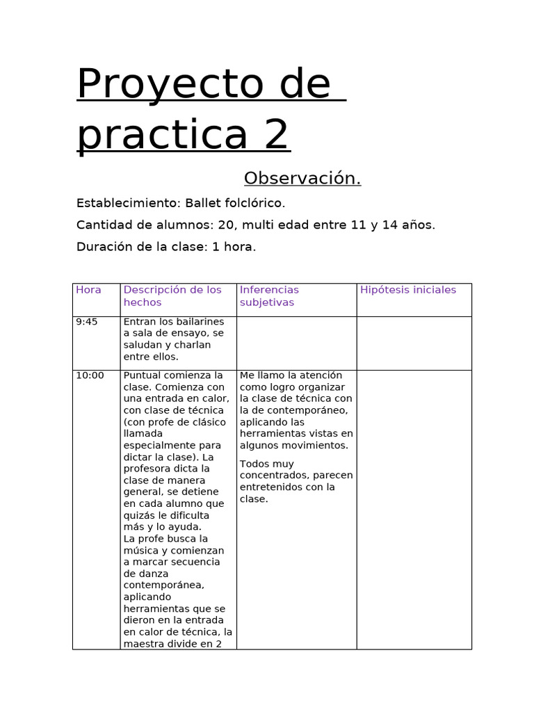 Proyecto de Practica 2 | PDF