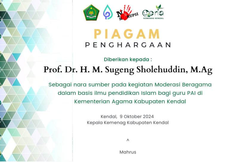 Piagam 1 | PDF