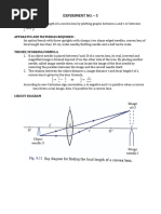B Experiment 1 - Focal Length of Convex Lens | PDF | Optics | Applied ...