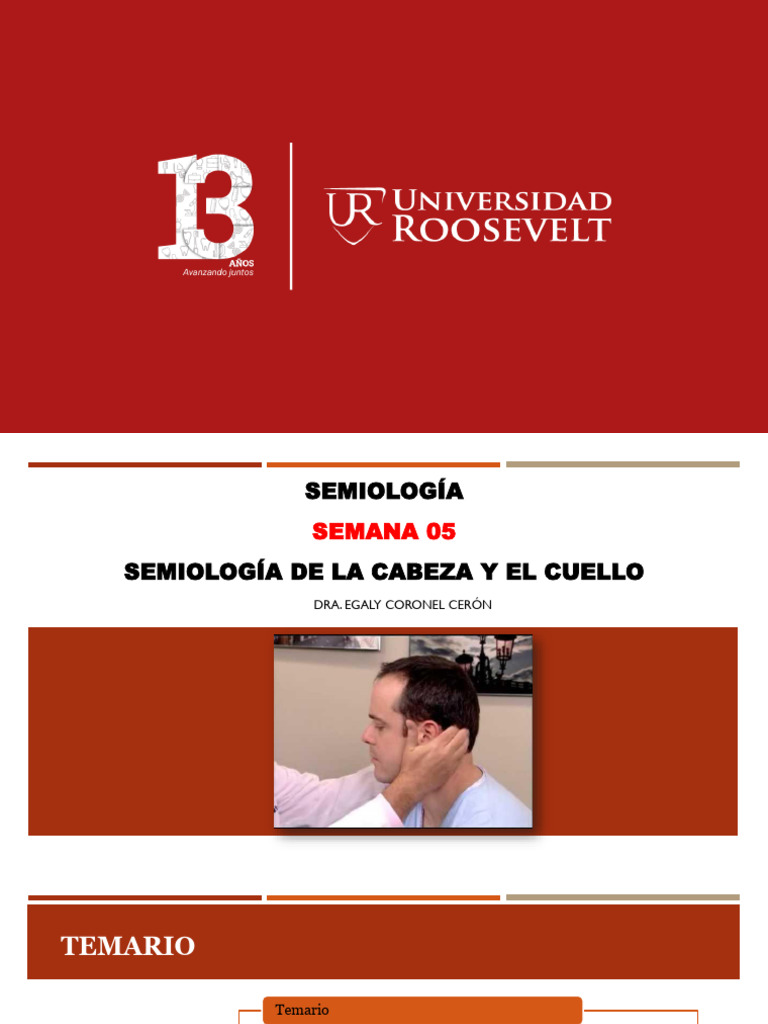 SEMANA5 - SEMIOLOGÍA CRANEAL (1) | PDF | Farmacéutico | Droga anti-inflamatoria libre de esteroides