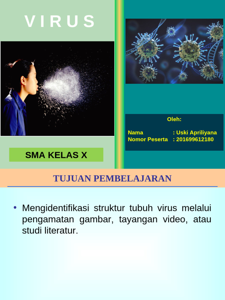 PPT Ciri Dan Struktur Virus | PDF
