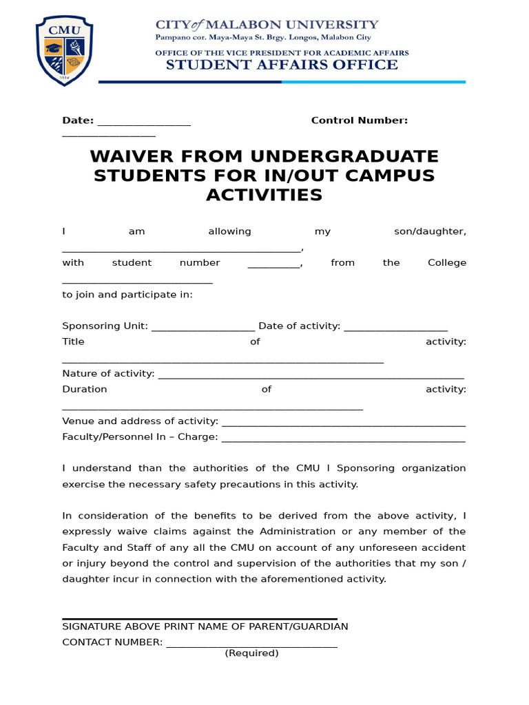 Waiver Long Bond Paper 2024 | PDF