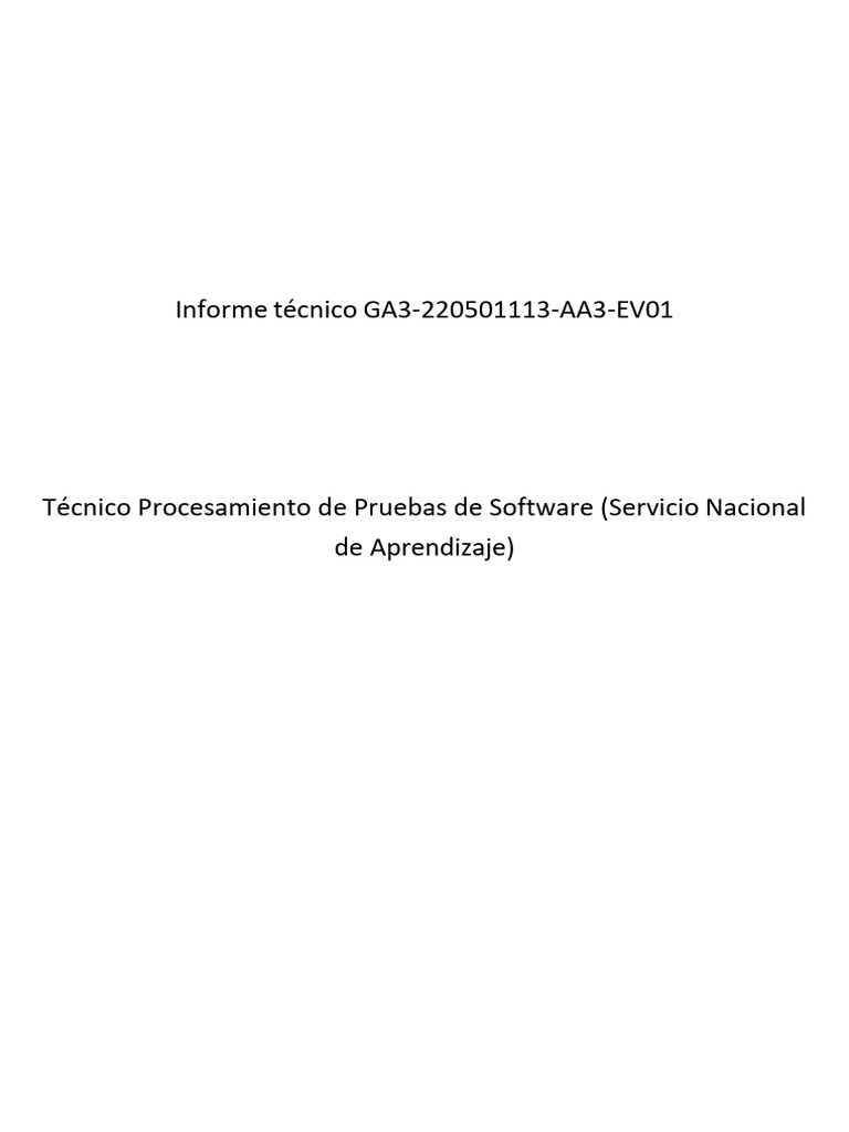 informe-tecnico-ga3-220501113-aa3-ev01_1 | PDF | SQL | Bases de datos