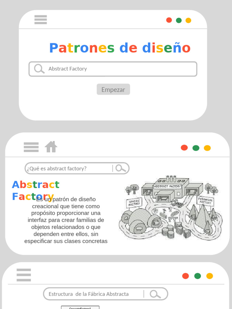 Abstract Factory | PDF | Patrón de diseño de software | Software