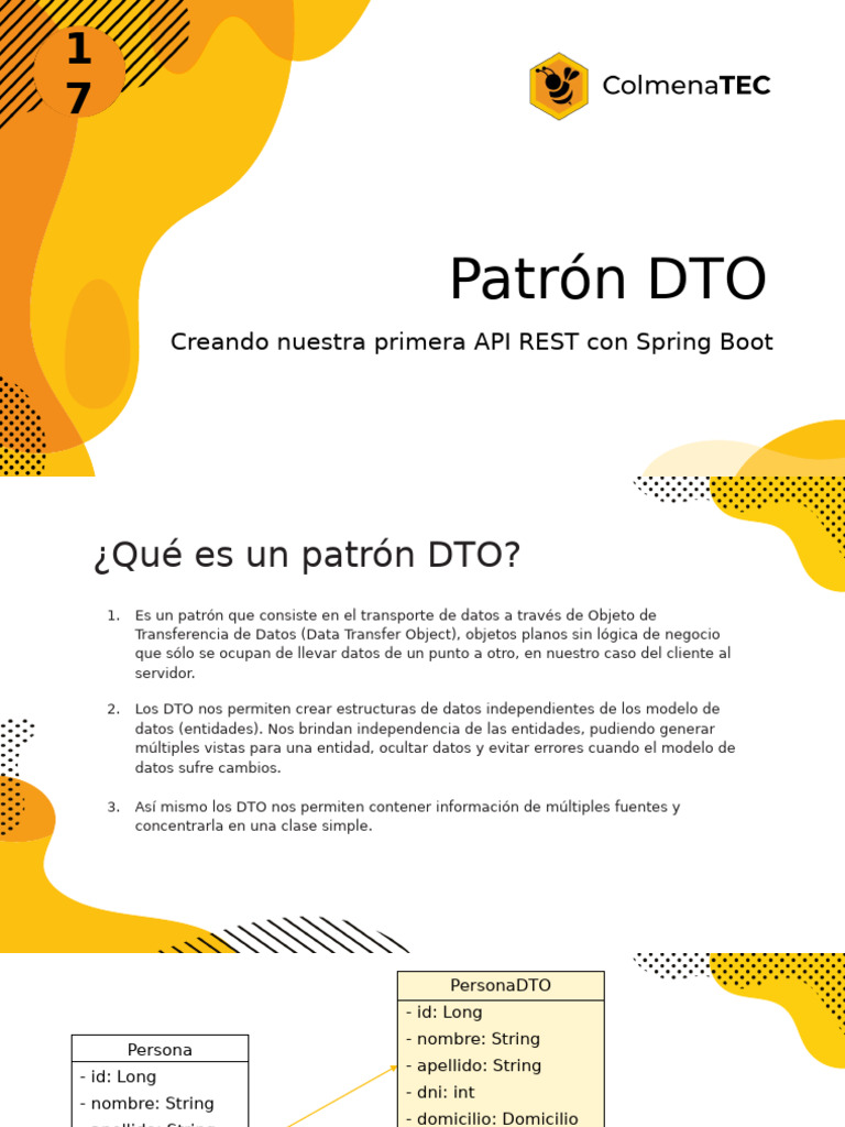 Patrón DTO | PDF | Ingeniería de software | Programación de computadoras