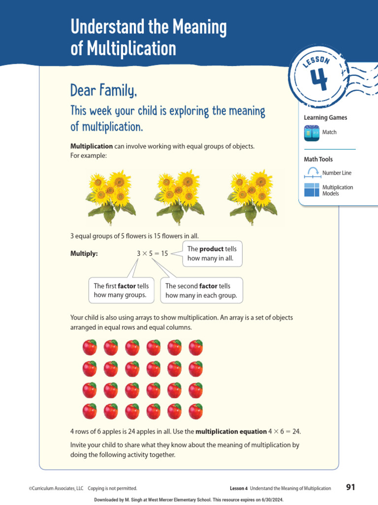 Dylan Parcel - Ircm03 Na SW U02 l04 | PDF | Multiplication | Rectangle