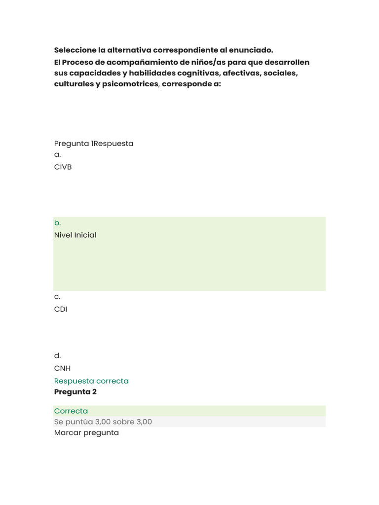 Banco de Pregunta Contexto 1er Semetre | PDF | Educación de la primera ...