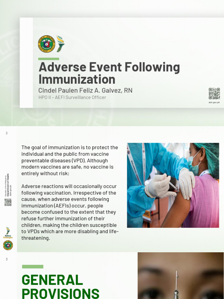 PDF - Aefi and HPV Aefi | PDF | Vaccines | Adverse Effect