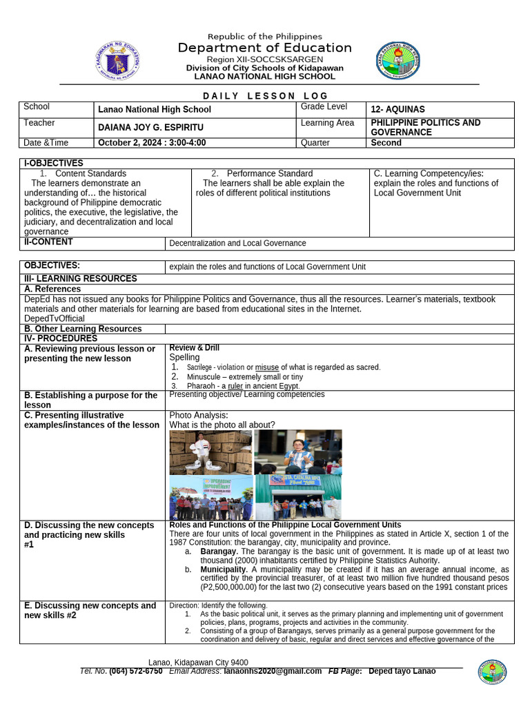 Q2 PPG 10 02 | PDF | Cognition | Behavior Modification