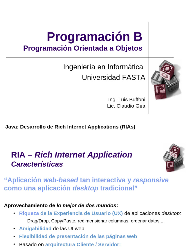 Java y Vaadin en RIAs: Guía Rápida | PDF | Aplicación de Internet ...