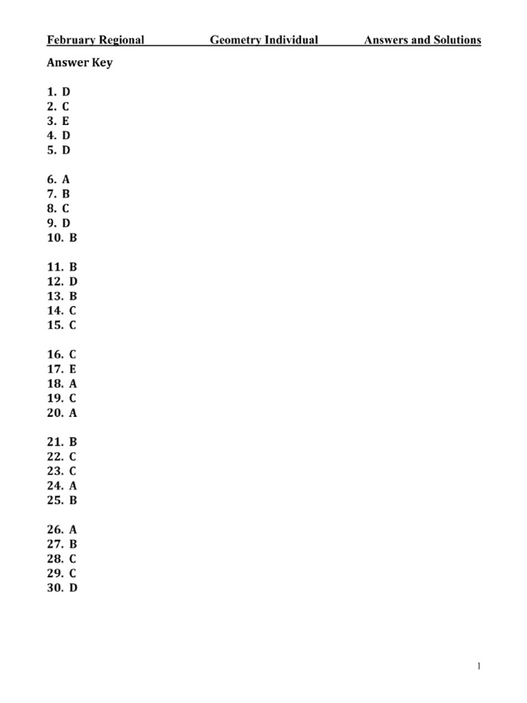 Geo Feb 2024 Reg Indiv Ans and Sols 2 | PDF
