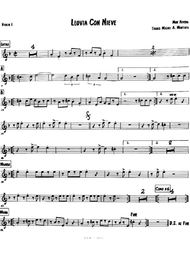Lluvia Con Nieve VLN 1 | PDF