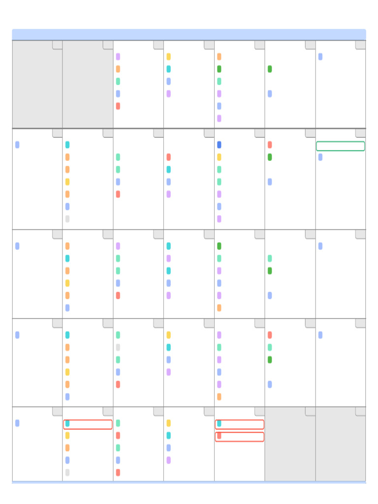 Calendar Two Mes Octubre Dasha | PDF