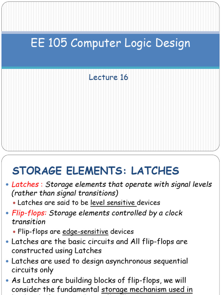 Lec 16 Cld Pdf Computing Electrical Circuits