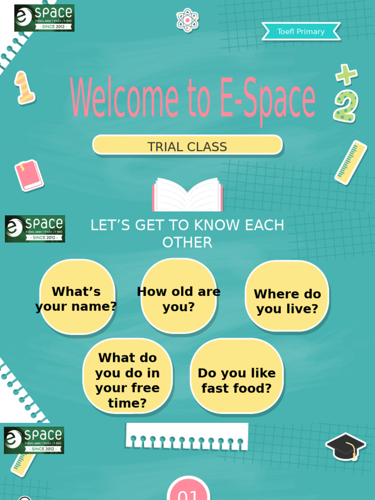 Trial Class - Toefl Primary | PDF