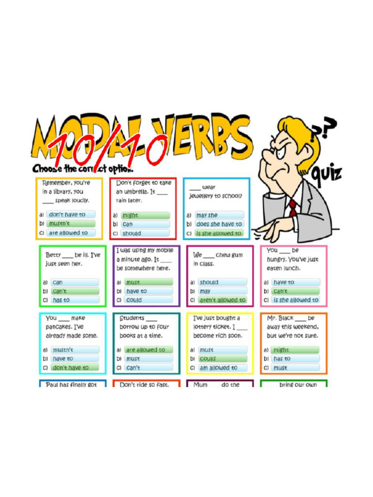 Modal verbs 2 | PDF