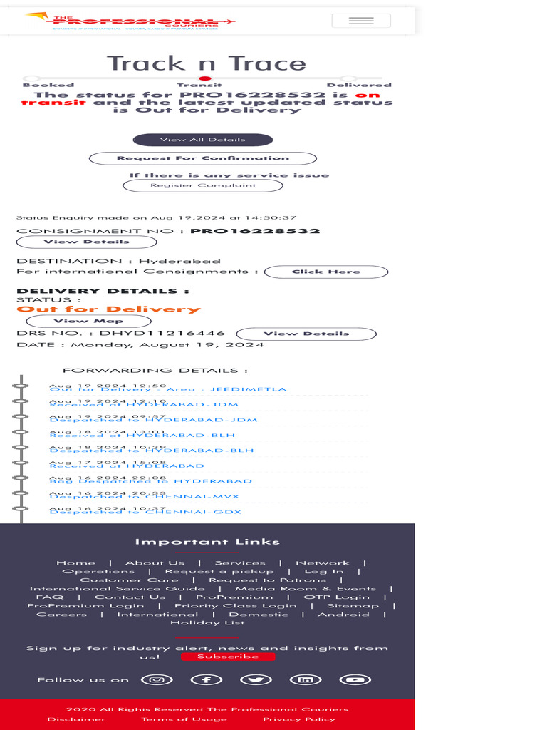 Track Info - Aspx | PDF