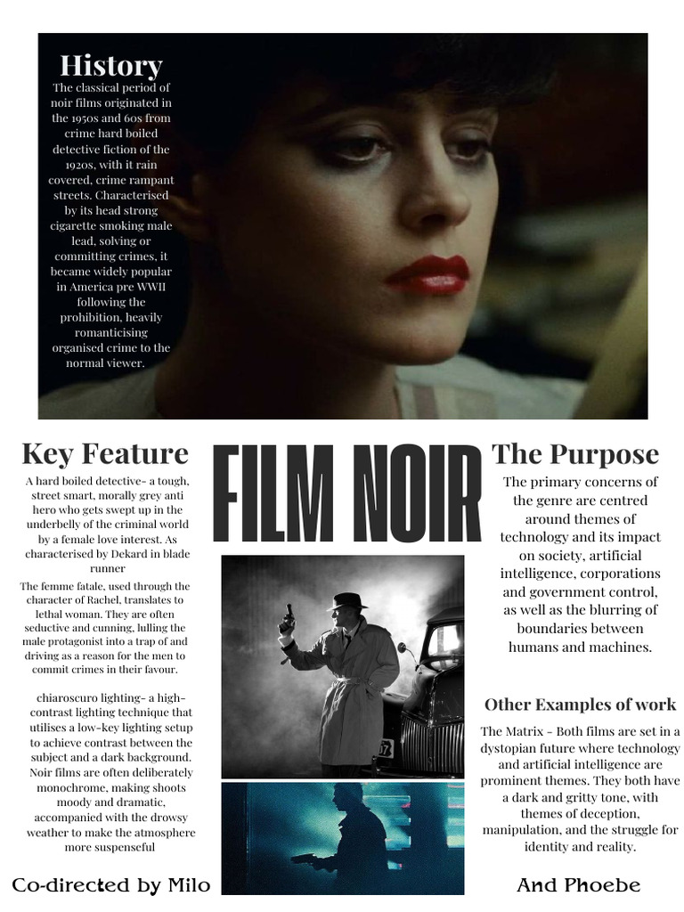 Film Noir Poster | PDF | Film Noir